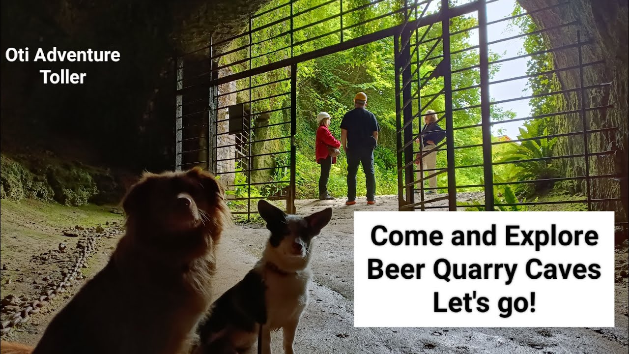 Beer Quarry Caves, Devon, UK - take a virtual tour with Oti and Merlin, highly recommended ...