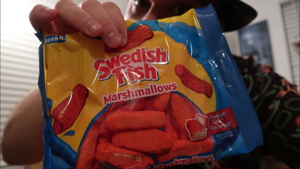 Frankford Swedish Fish Marshmallows Review & Taste Test 2022 - YouTube