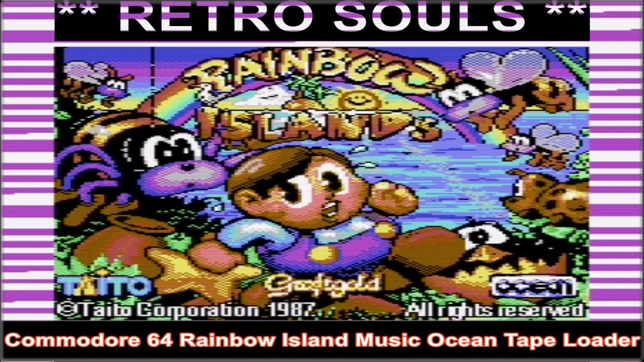 Commodore 64 Game Sid Music - Rainbow Island - Ocean Tape Loader ...