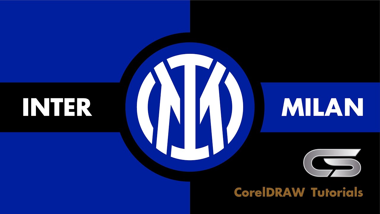 Desain Logo Baru Inter Milan | Tutorial CorelDRAW - YouTube
