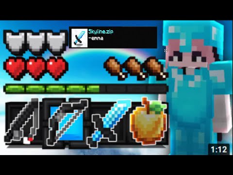 Reviewing Skyline Texture Pack | Solo Hypixel Bedwars - YouTube