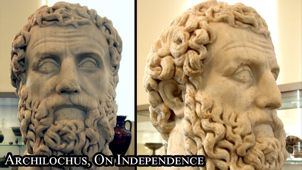 Archilochus, On Independence (in ancient Greek and English) - YouTube