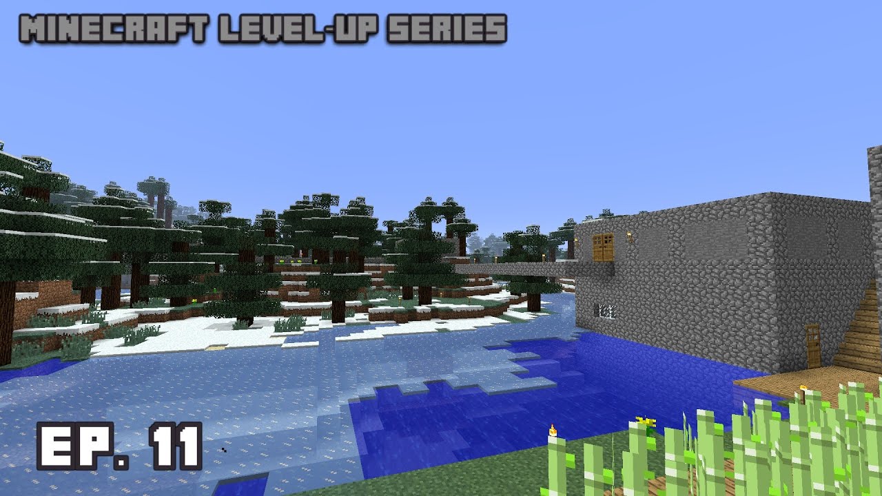 First snowfall and finishing up some things! | Minecraft Level-Up ...