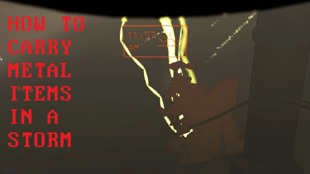 how to carry metal objects in a storm - Lethal Company - YouTube