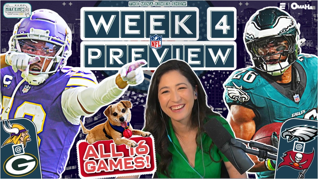 Previewing EVERY Week 4 NFL matchup | The Mina Kimes Show ft. Lenny ...