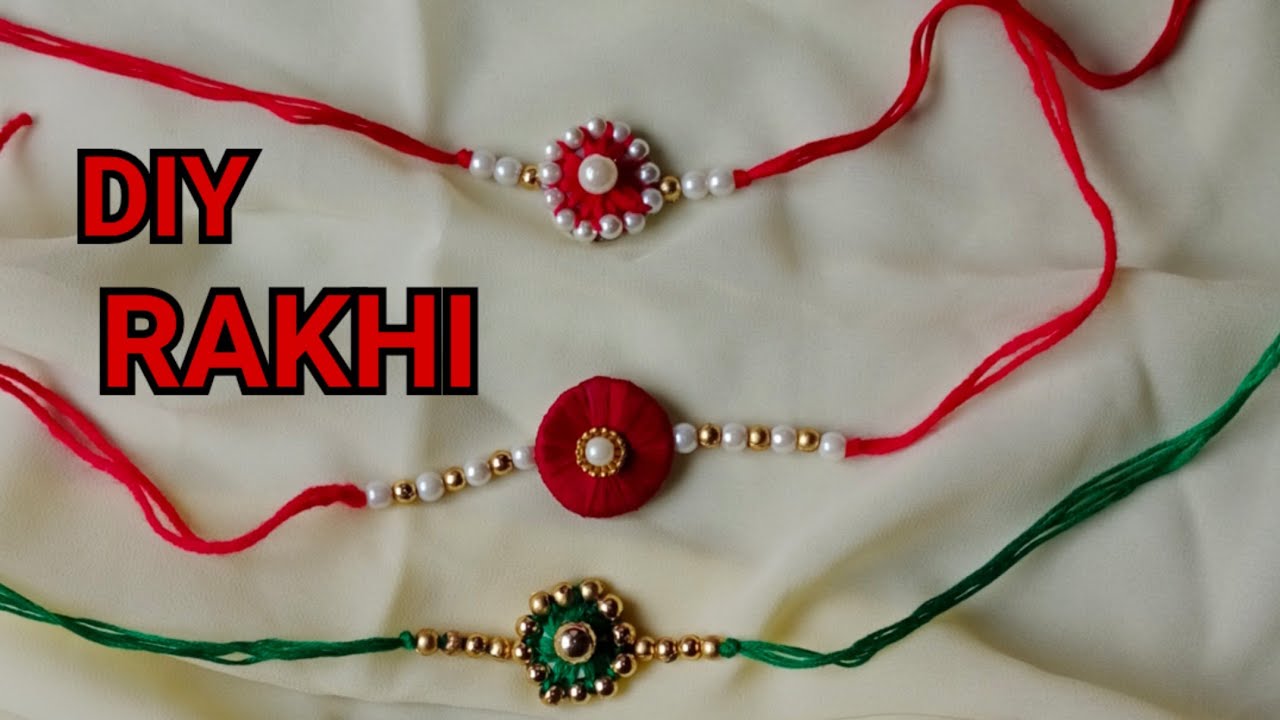 DIY Rakhi Making Easy | How To Make Easy Rakhi At Home | Handmade Rakhi ...