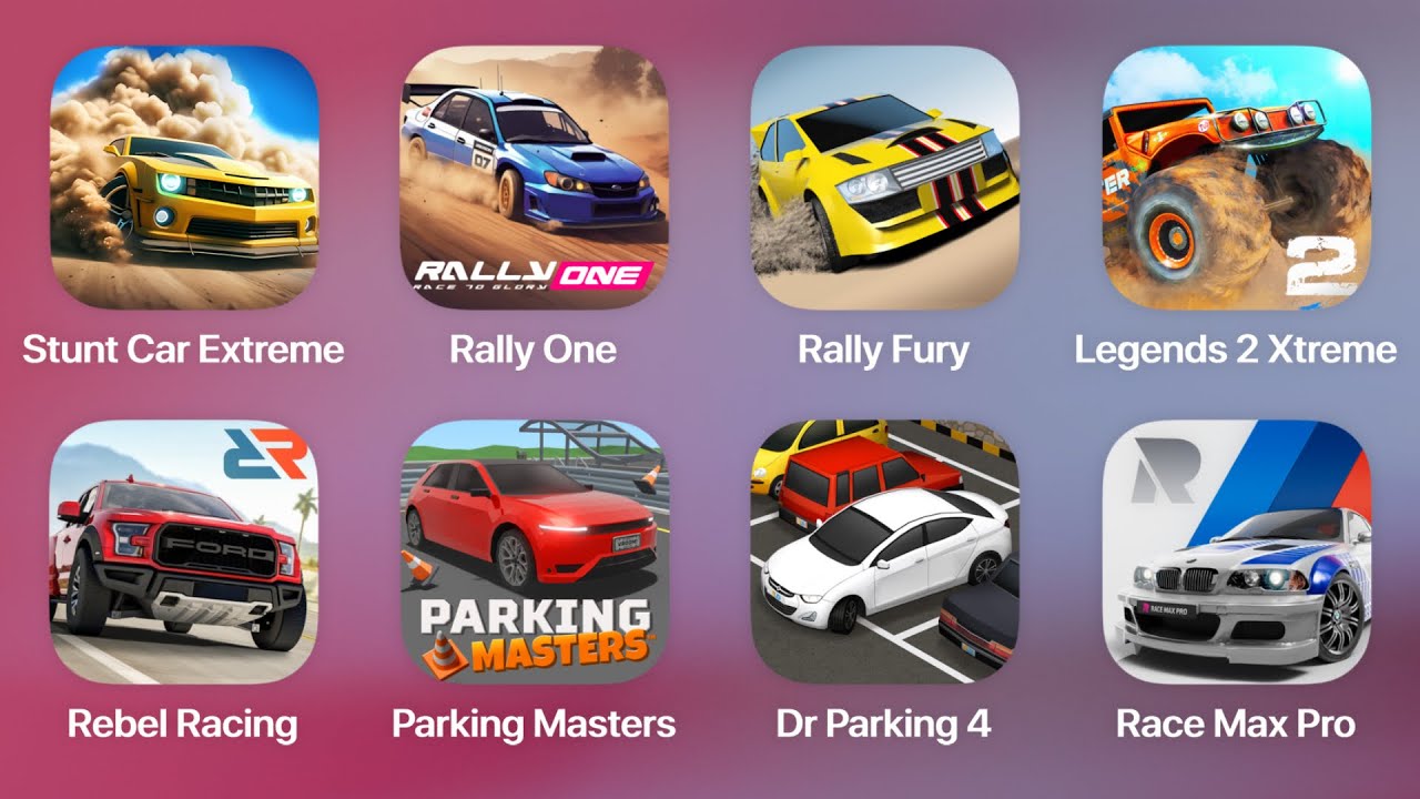 Stunt Car Extreme,Rally One,Rally Fury,Legends 2 Xtreme,Rebel Racing ...