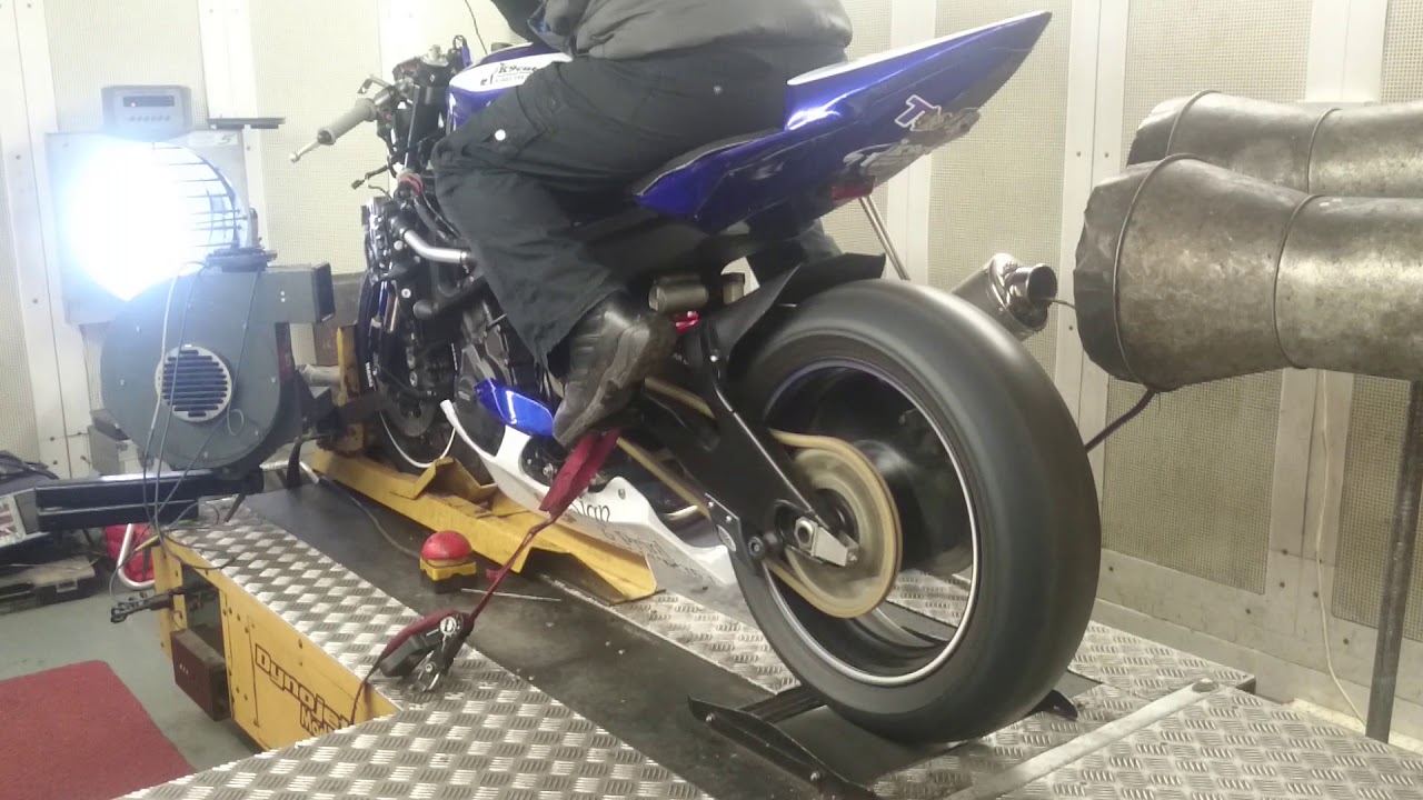 Yamaha R6 13s dyno run. - YouTube