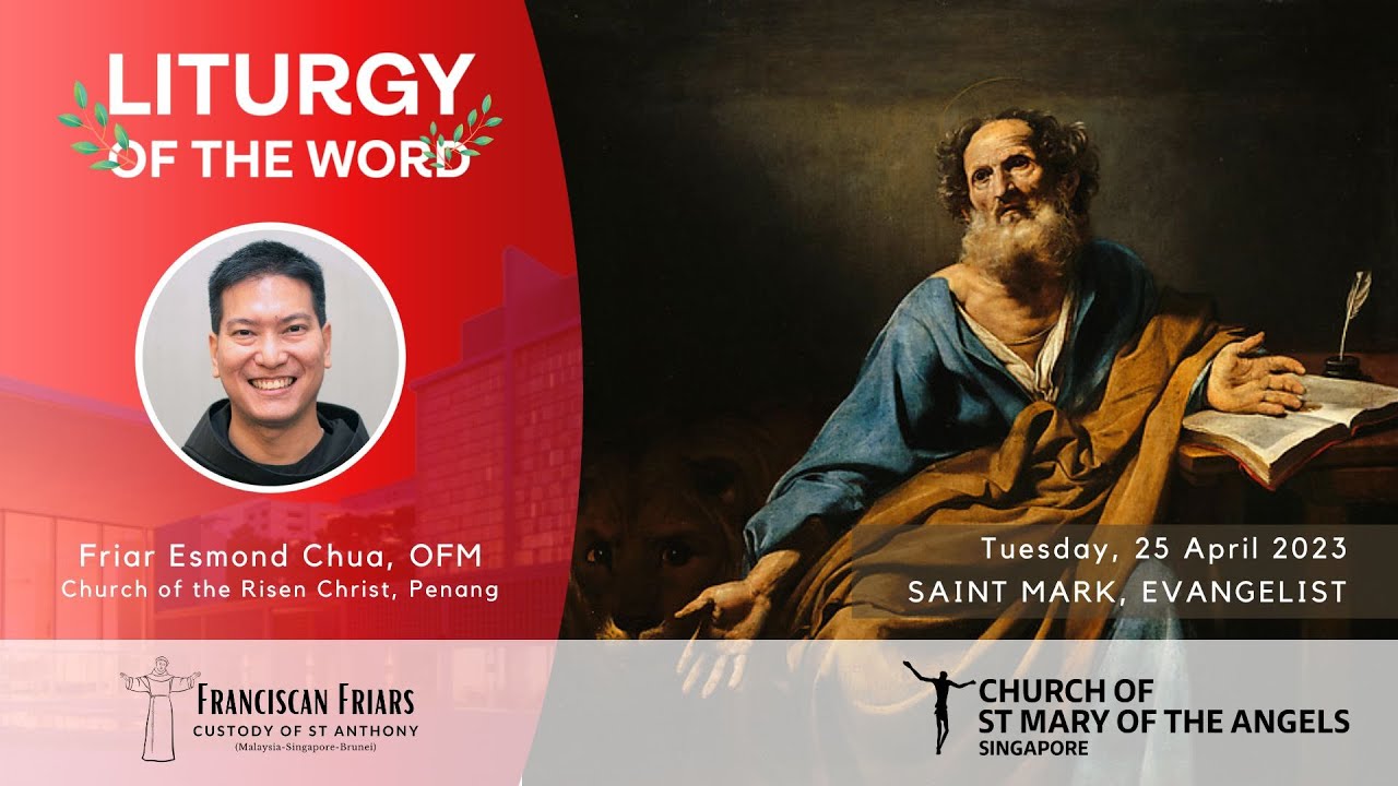Liturgy of the Word - Saint Mark, Evangelist - 25 April 2023 - YouTube