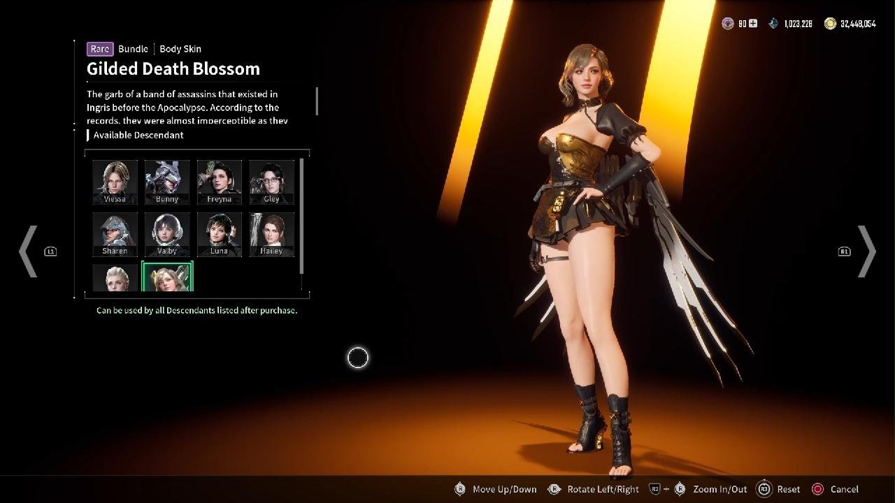Gilded Death Blossom Body Skin | All Characters | The First Descendant - YouTube