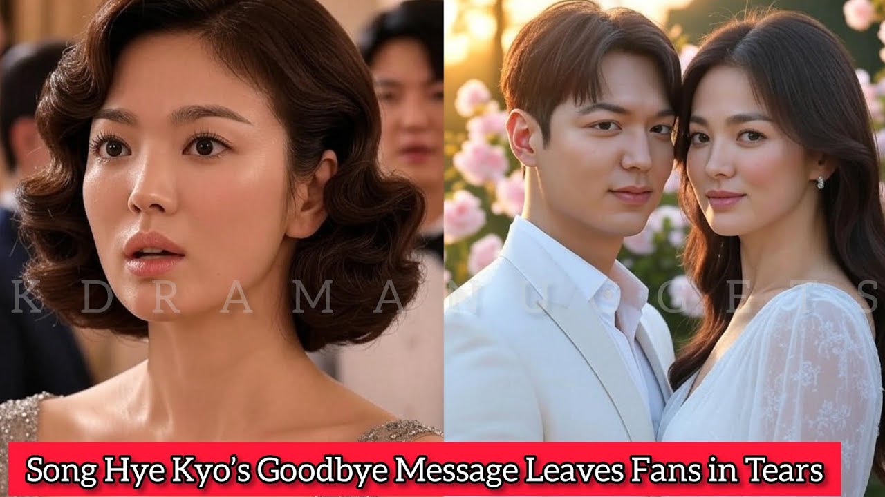 Song Hye Kyo’s Goodbye Message Leaves Fans in Tears” - YouTube