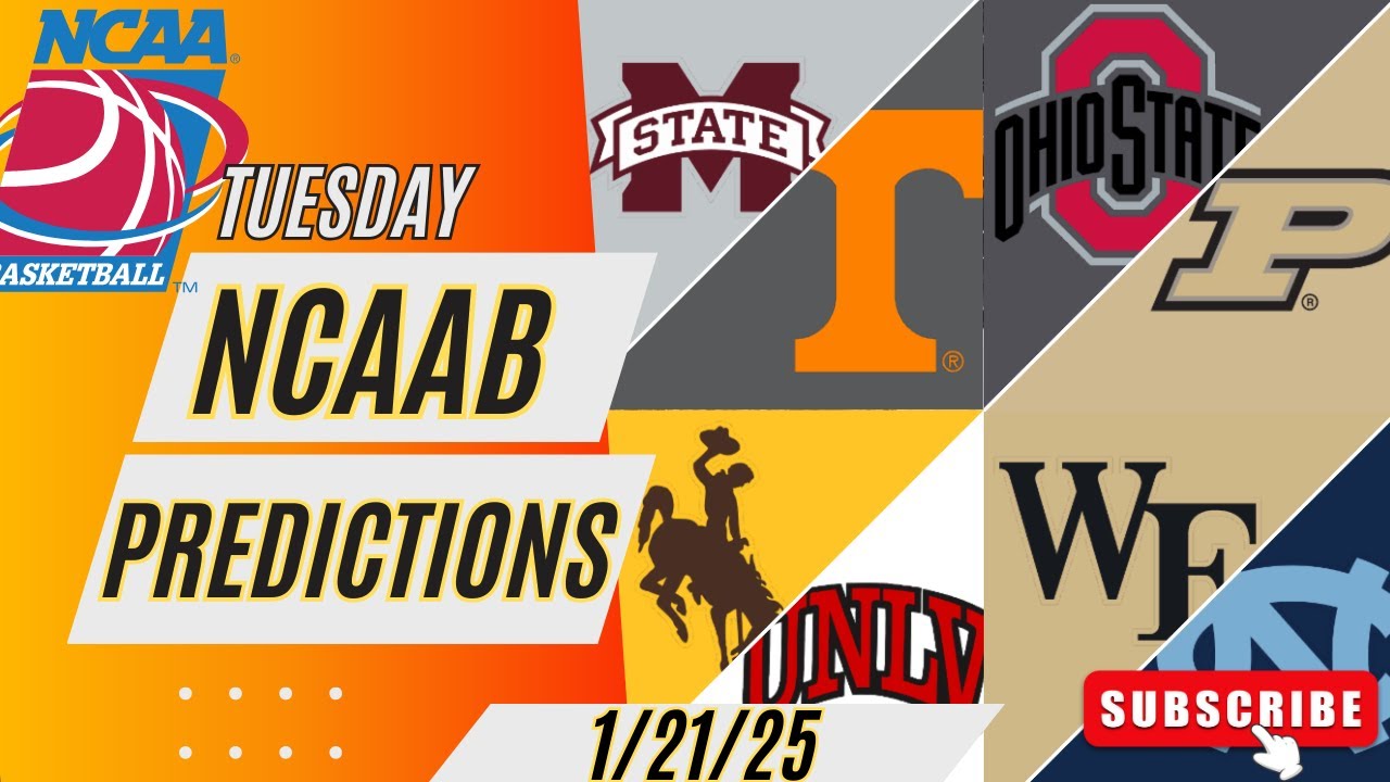 College Basketball Picks & Predictions Today 1/21/25 | NCAAB Picks ...