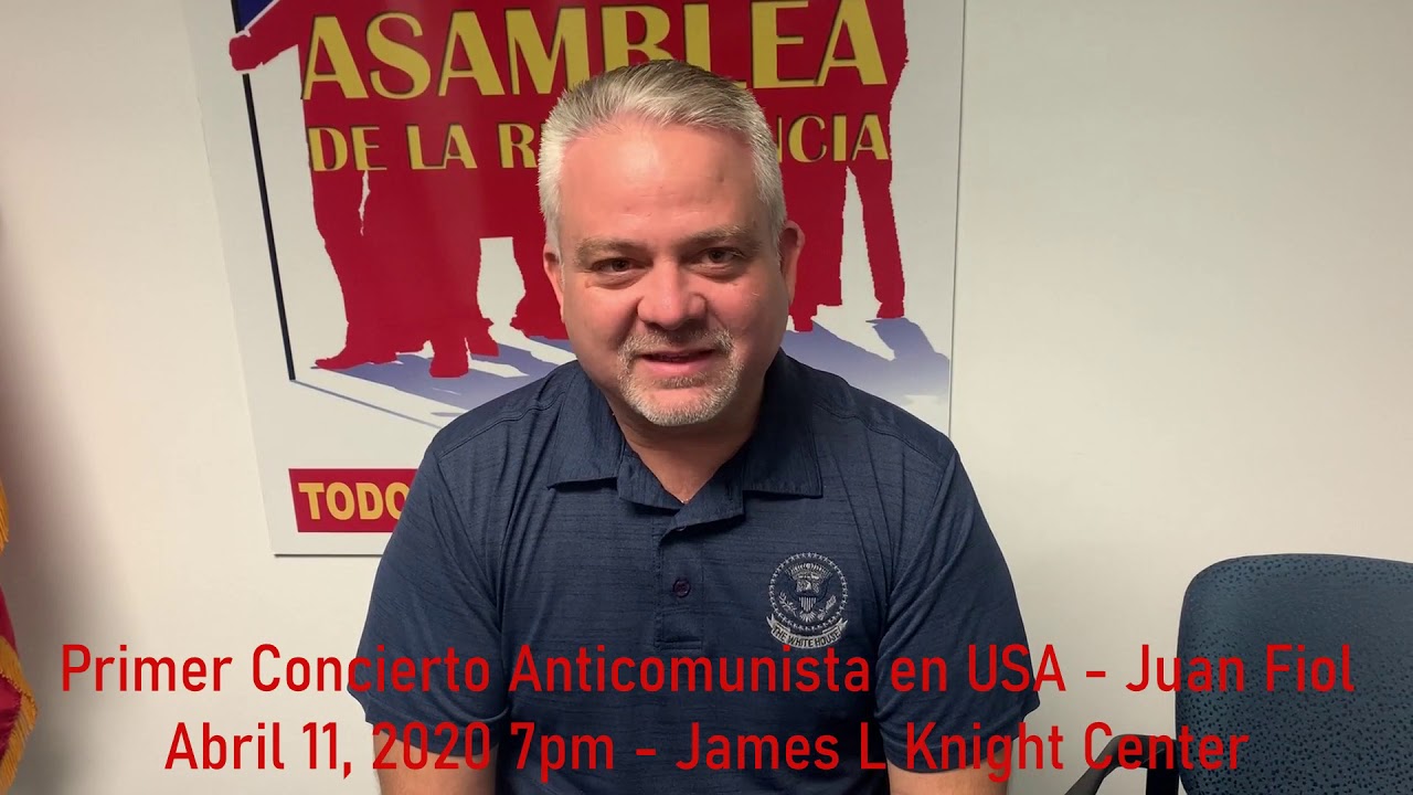 Juan Fiol dice Presente al Primer Concierto Anticomunista en USA ...