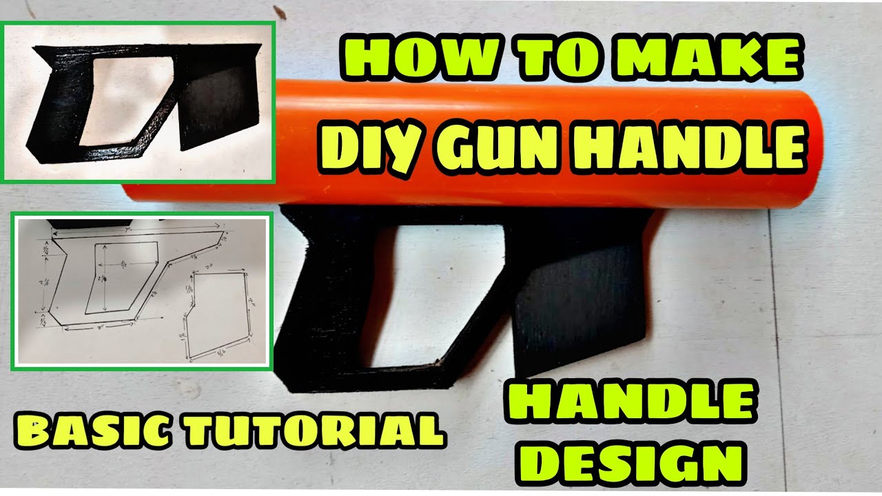 DIY ALCOHOL TOY GUN "HANDLE" | - YouTube