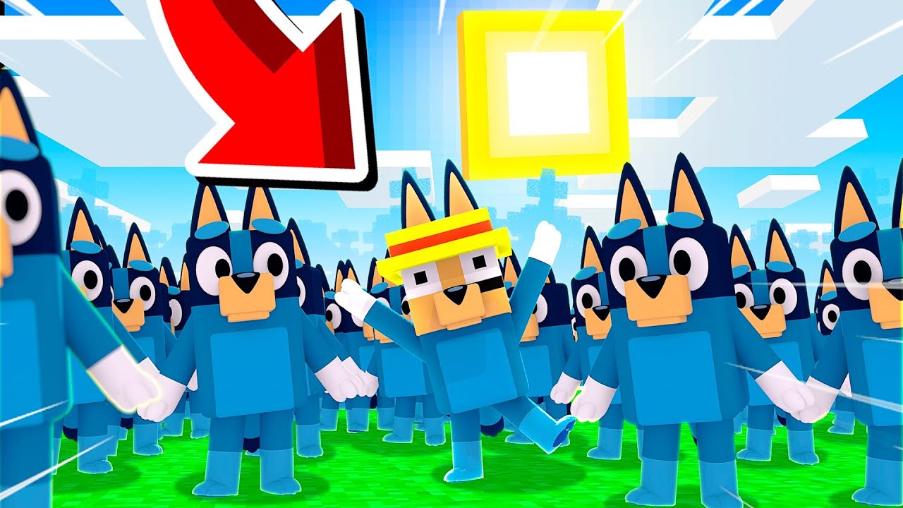 ¿CUAL ES EL VERDADERO BLUEY EN MINECRAFT? 😱 - YouTube