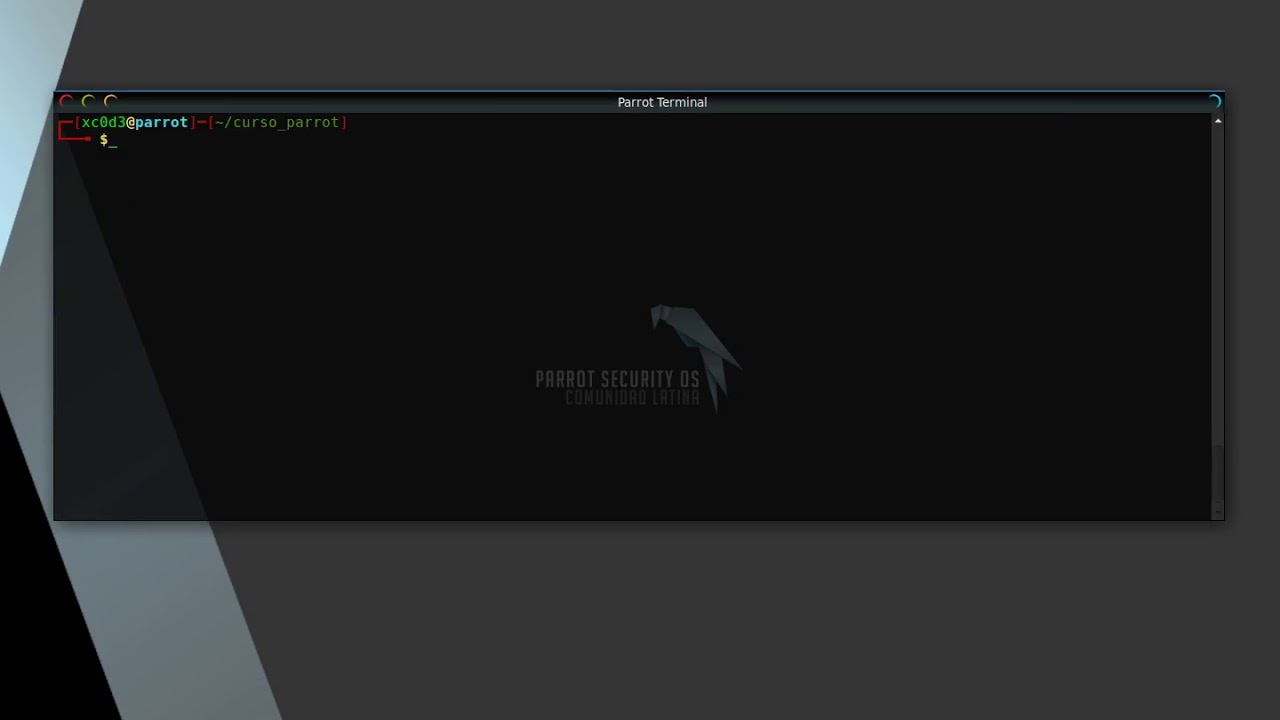 Primeros pasos en Parrot Security | Comandos Básicos - YouTube