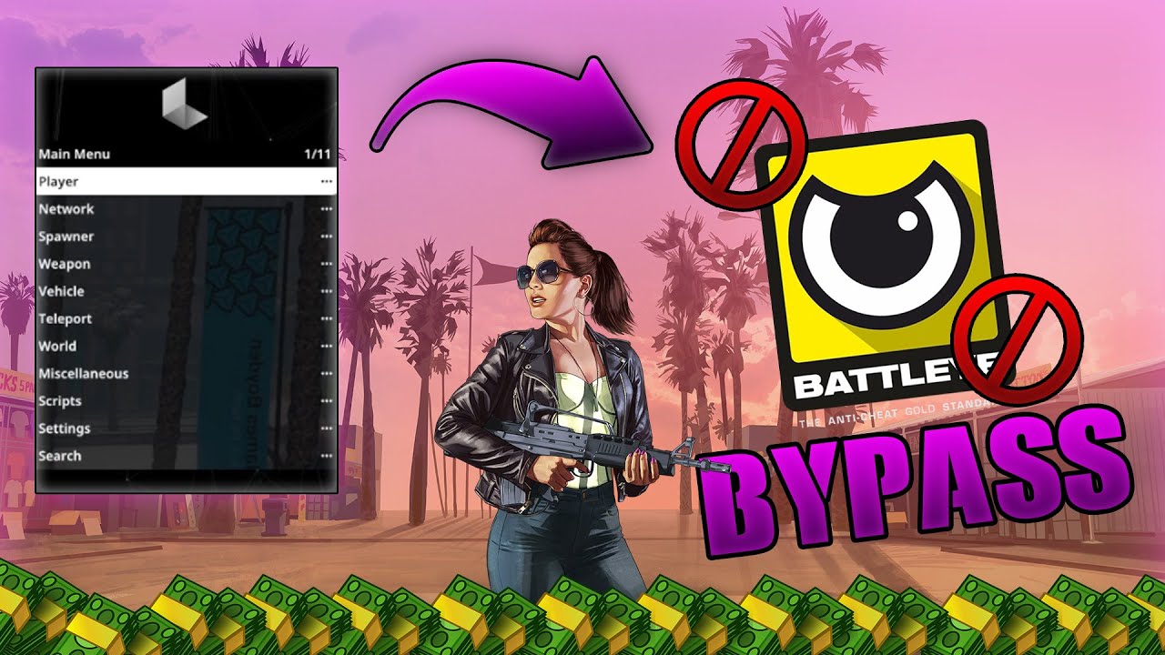 GTA 5 ONLINE MOD MENU 1.70 "Lexis"[BATTLEYE BYPASS][MONEY DROP ...