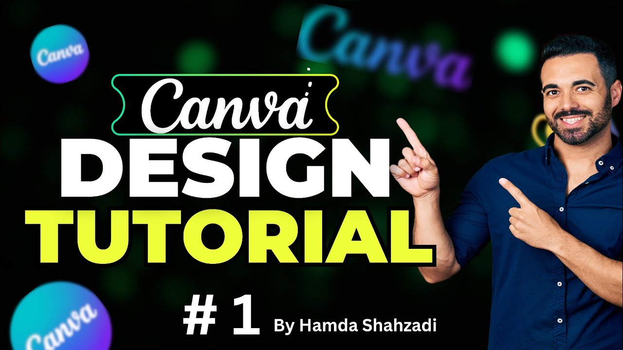Canva Basic Tutorial for Beginners | Name Design & Template Editing ...