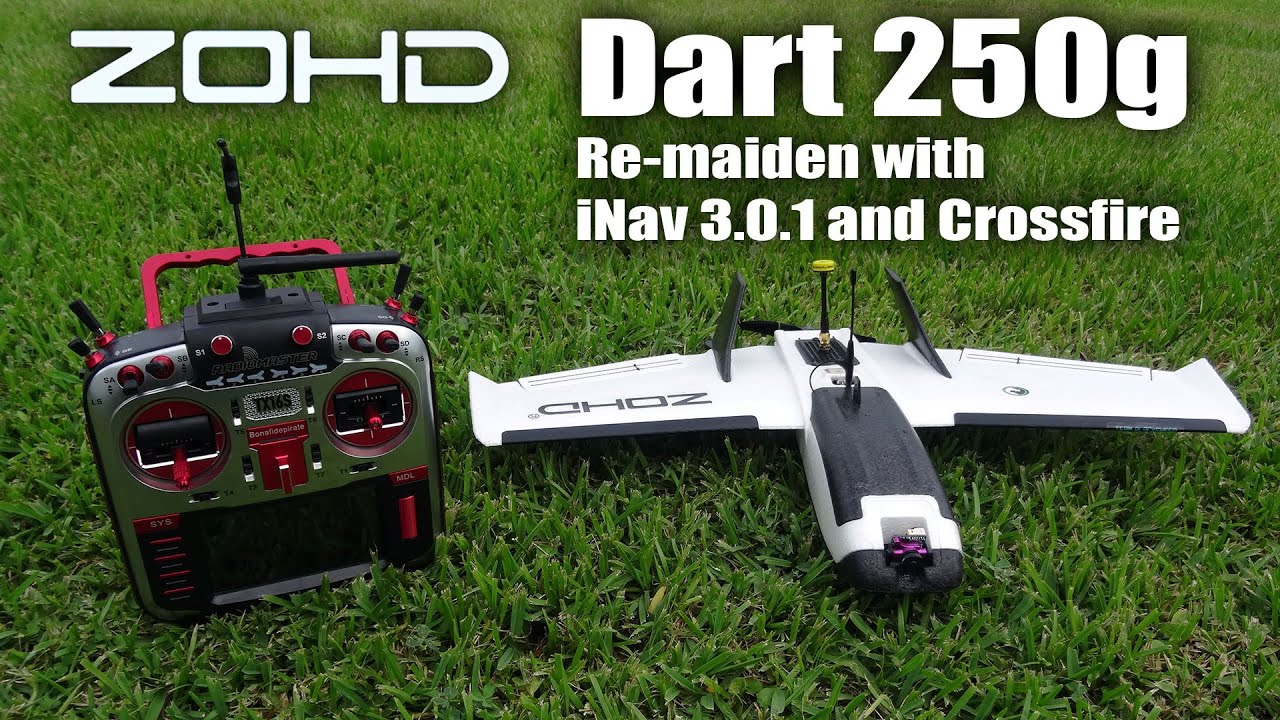 Dart 250 Re-Maiden with iNav 3 and Crossfire - YouTube