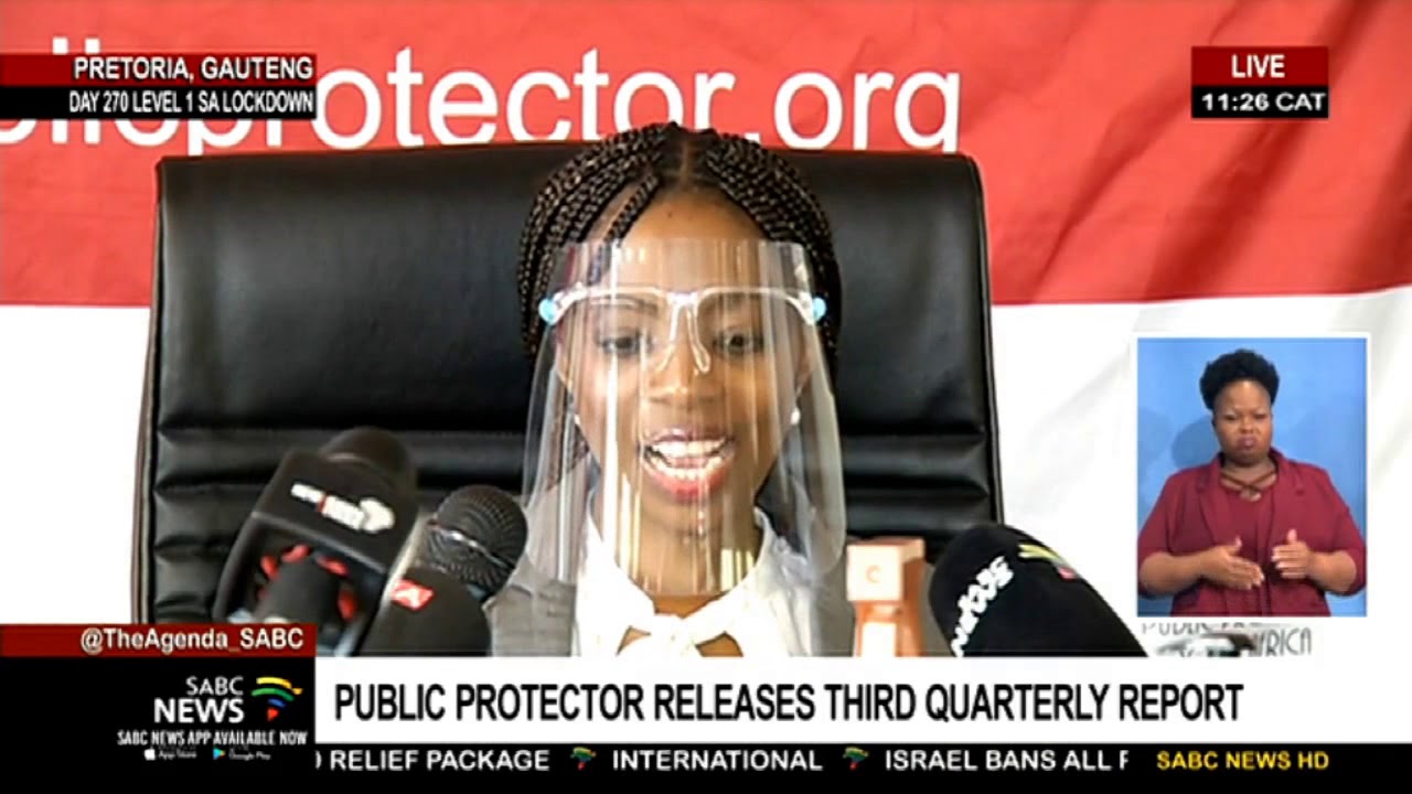 Public Protector Adv Busisiwe Mkhwebane releases latest reports into ...