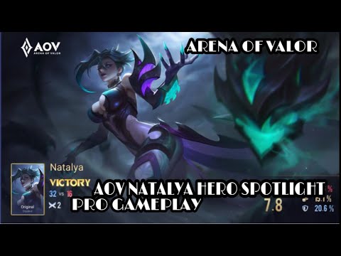 Natalya Hero Spotlight AOV Gameplay || Arena Of Valor #AOV #GarenaRoV # ...
