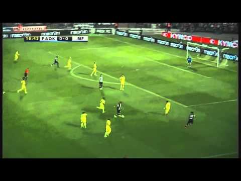 Daniel Agger gets humiliated by PAOK wonderkid Dimitios Pelkas