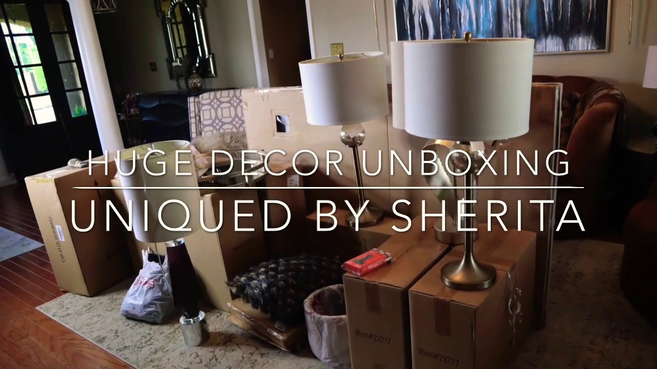 UNBOX DECOR HAUL | HUGE DECORATING UNBOXING HAUL - YouTube