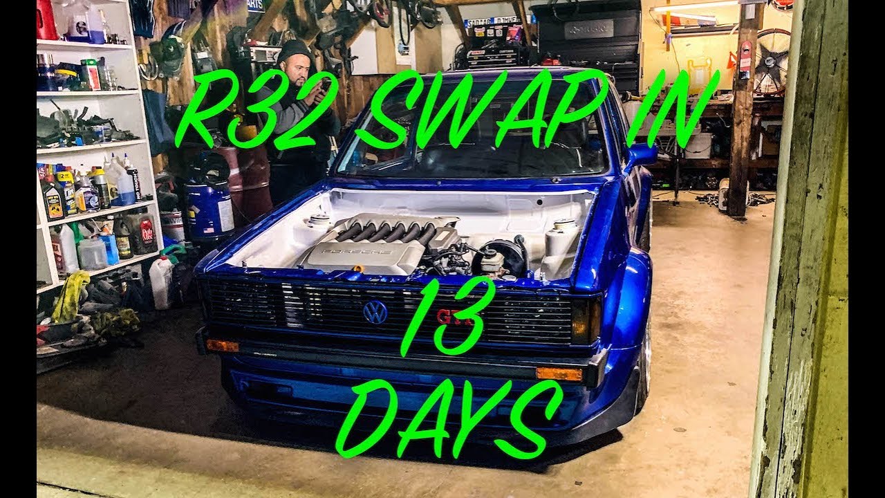 MK1 R32 Swap * First Start * Part 7 - YouTube