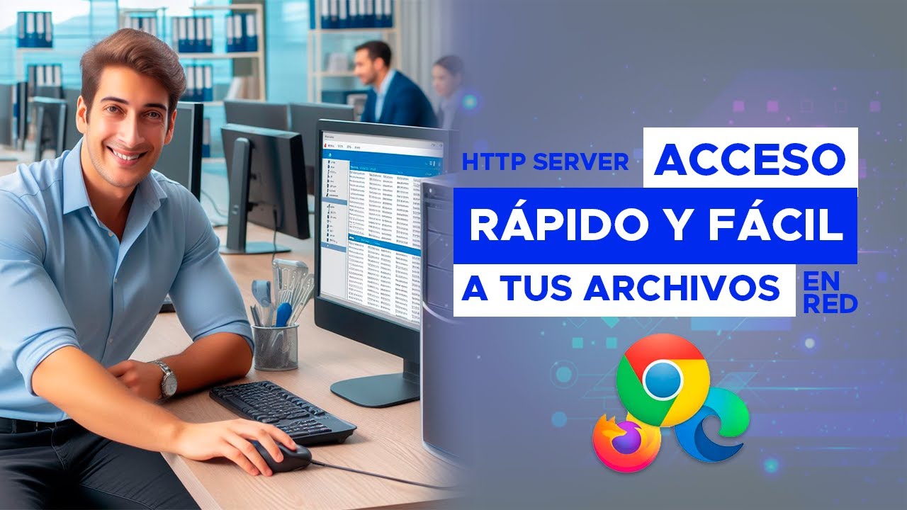¡Hazlo más fácil! Accede y comparte archivos en red local al instante con un servidor HTTP - YouTube