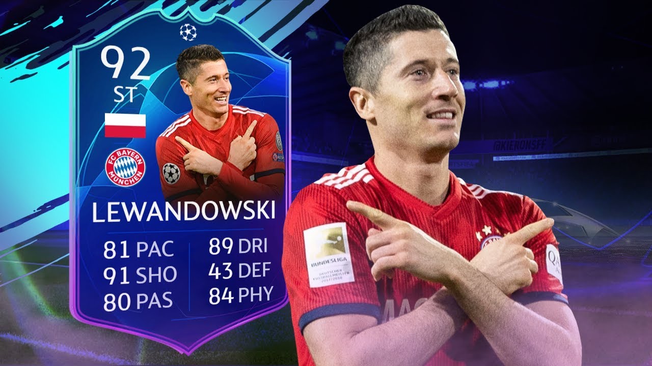 FIFA 19 TOTGS Lewandowski Review | 92 Lewandowski Player Review | Fifa ...