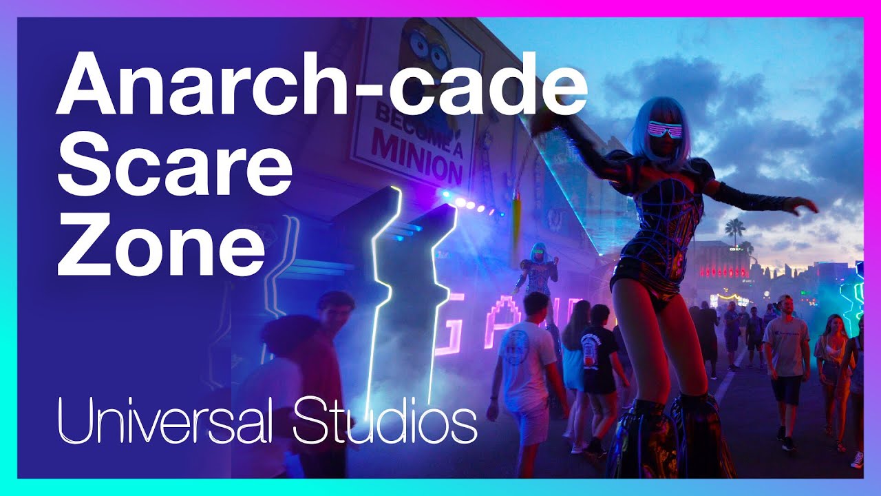 Anarch-cade Scare Zone at Halloween Horror Nights | Universal Studios ...