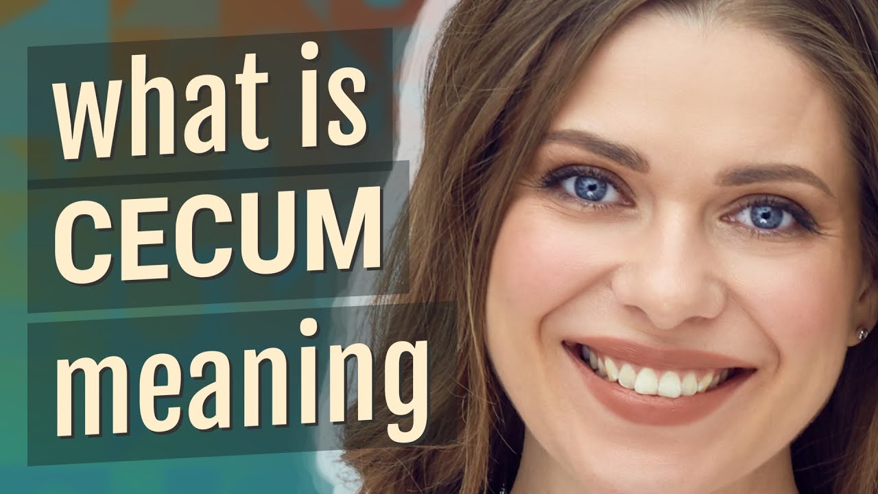 Cecum | meaning of Cecum - YouTube