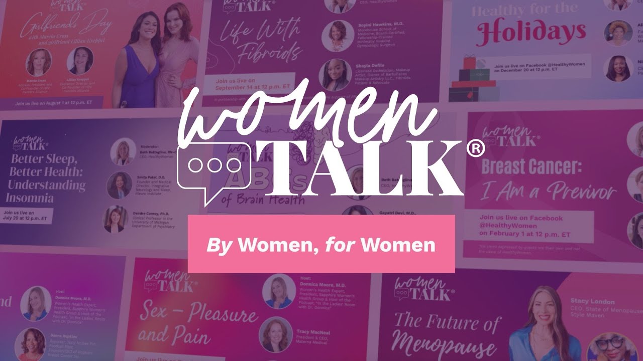 WomenTalk: HealthyWomen's Talk Show, By Women For Women - YouTube