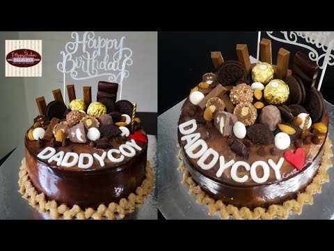 Chocolate Overload Mocha Cake for Beginners | An Easy Decorating ...
