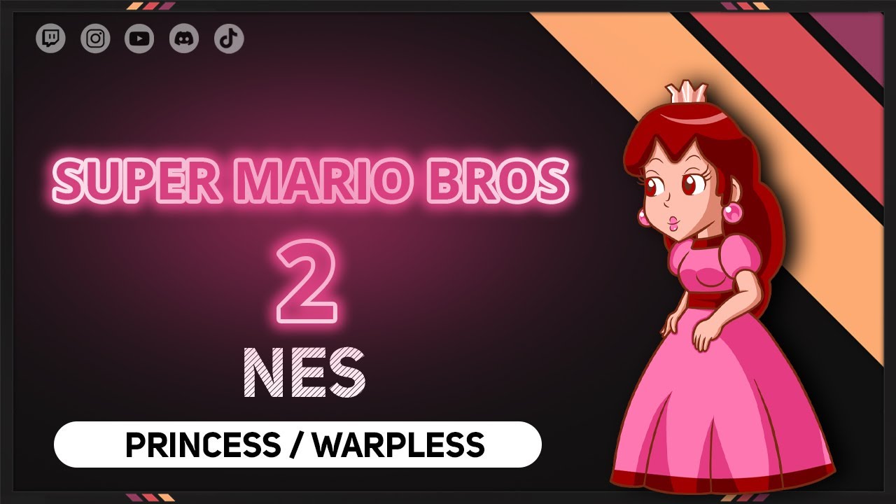 [ES/EN] . 🍄 Super Mario Bros 2 - Princess Toadstool / Warpless - NES ...