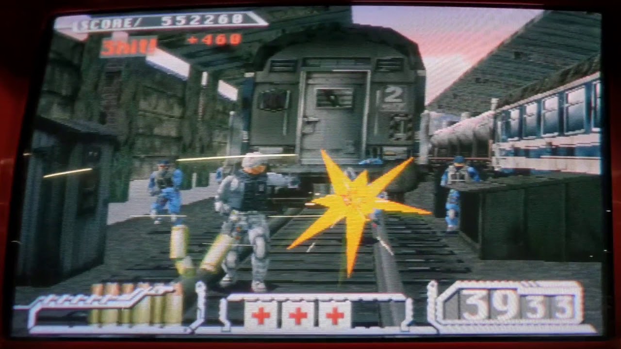 (Remake) Time crisis 2 (3 life start) Keith side play - YouTube