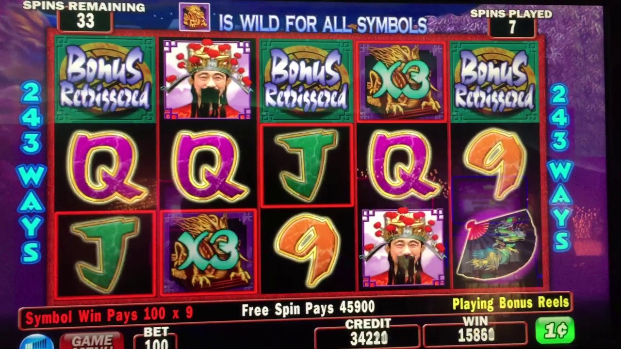 Triple fortune dragon slot machine - YouTube