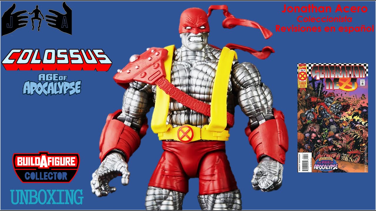 Colossus BAF Marvel Legends Toy Review Jonathan Acero Revisiones en ...