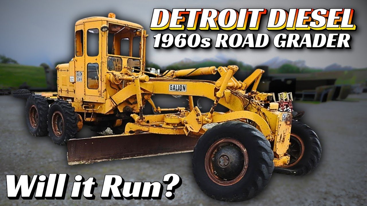1960 Detroit Diesel 471 Road Grader | WE NEED HELP!!!! - YouTube