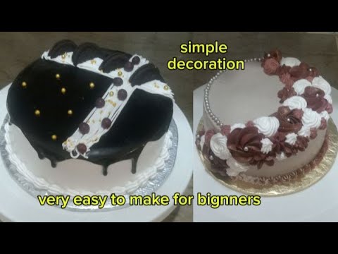 How to make cake decorating tutorials for Beginners | Homemade cake ...