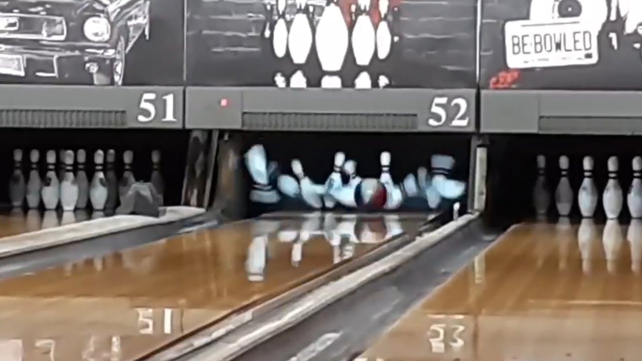 Bowling a Strike at AMF Babylon Lanes (Video Reversed) 2/10/2021 - YouTube