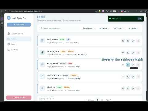 [WeCamp- NAB] Habit Tracker Pro Demo _ 404 girls found