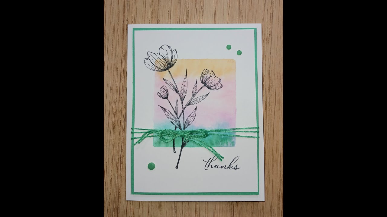 Technique Tuesday: Easy Watercolor Background - YouTube