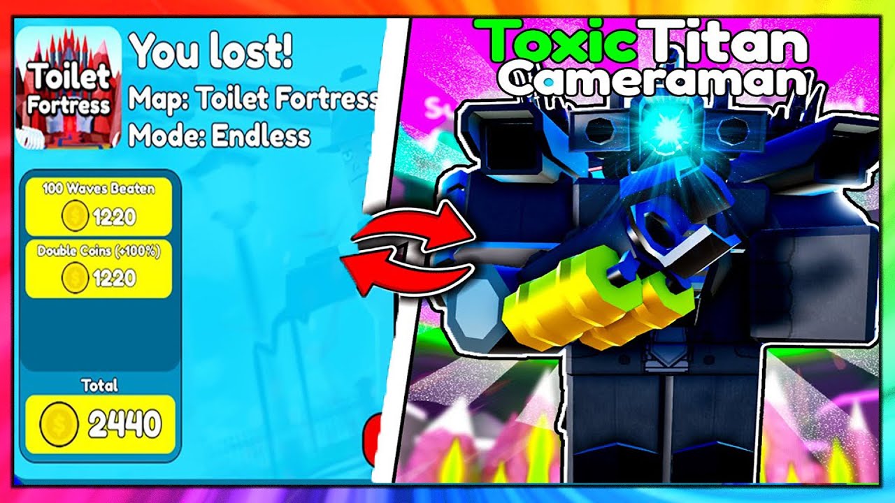 SONUNDA TOXIC Titan Cameraman NASIL BİR UNİT DENEDİK! 🚽 Roblox Skibidi ...