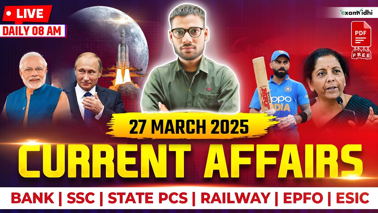 Daily Current Affairs Today | Live Current Affairs 2025 | Current ...