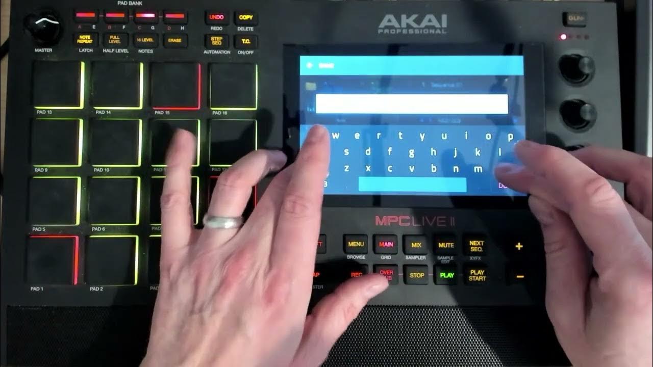 MPC Live - Multiple Track Layers in Firmware 3.x - YouTube