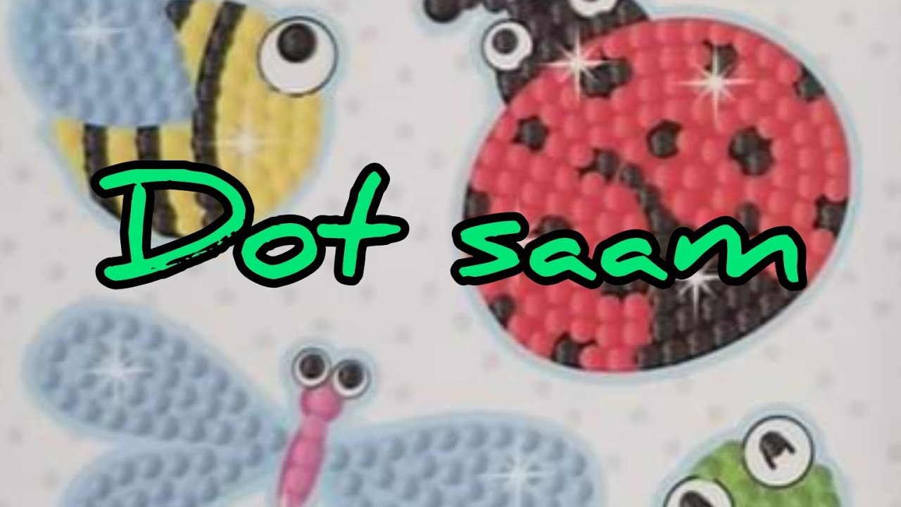 Dot saam: Stickers van RM Diamond Dots - YouTube