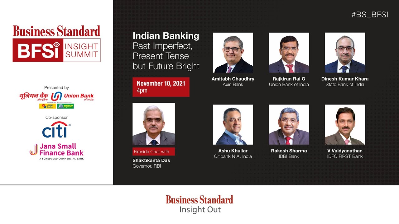 BS BFSI Insight Summit - RBI Gov's Keynote and the Big Banking Panel ...