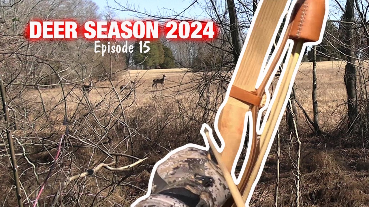WILD RECURVE DEER DRIVES!!! - Late-Season Primitive Season!! - Maryland ...