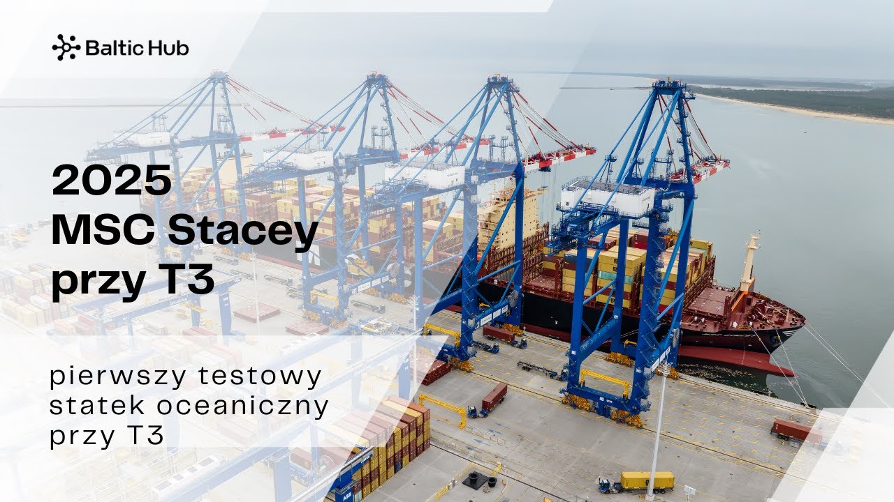 MSC Stacey - pierwszy statek oceaniczny na T3 - YouTube